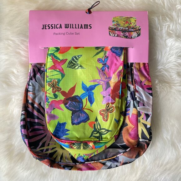 BAGGU | Bags | Nwt Baggu Packing Cube Set Jessica Williams Butterfly ...